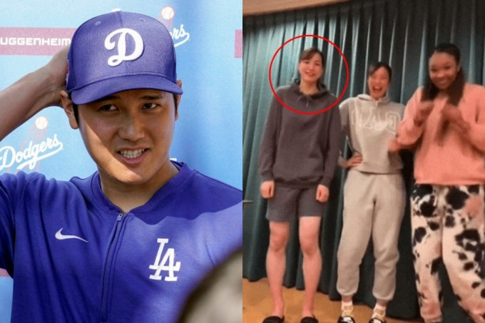 [영상] 키 180㎝ 미모의 농구선수…'오타니 신부' 추정 여성 화제 - 머니투데이